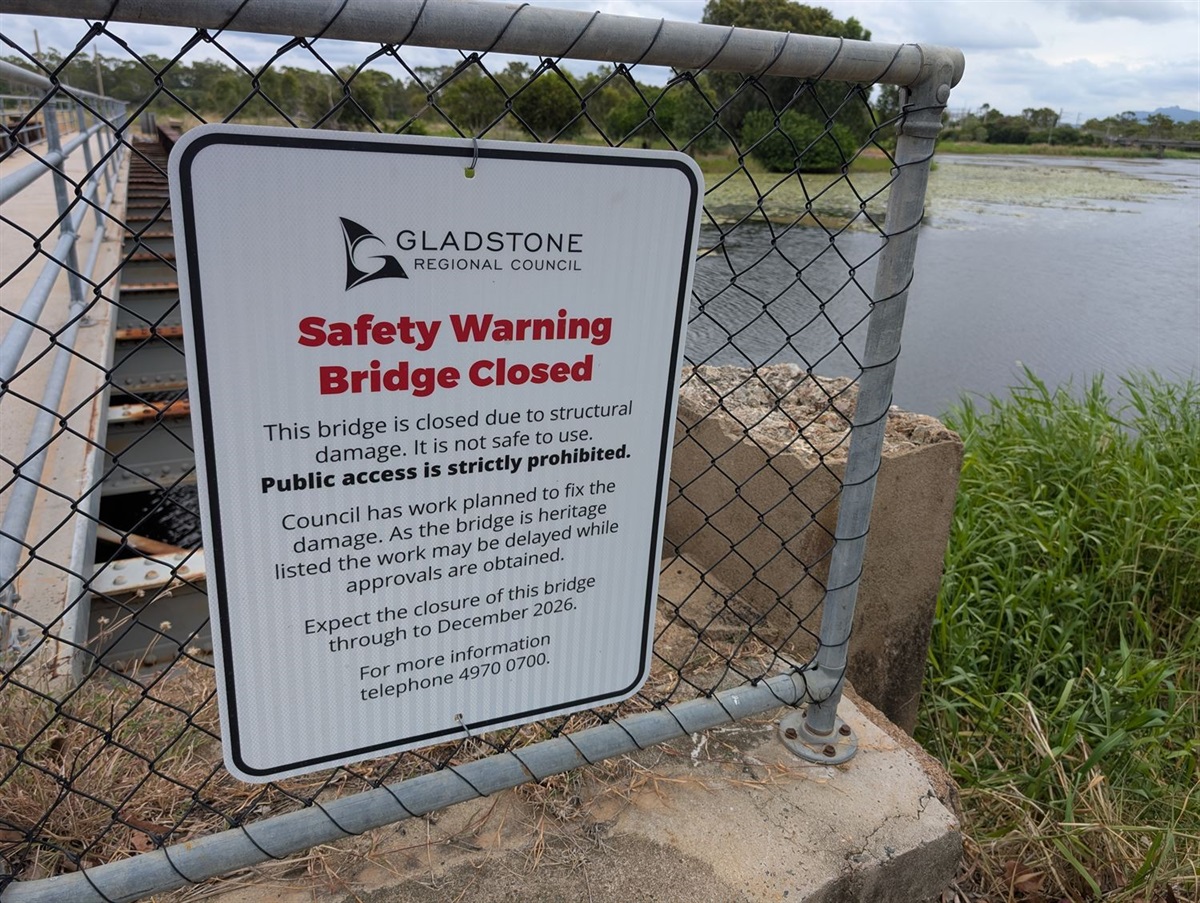 Update on Police Creek Railway Bridge remediation works | Gladstone ...